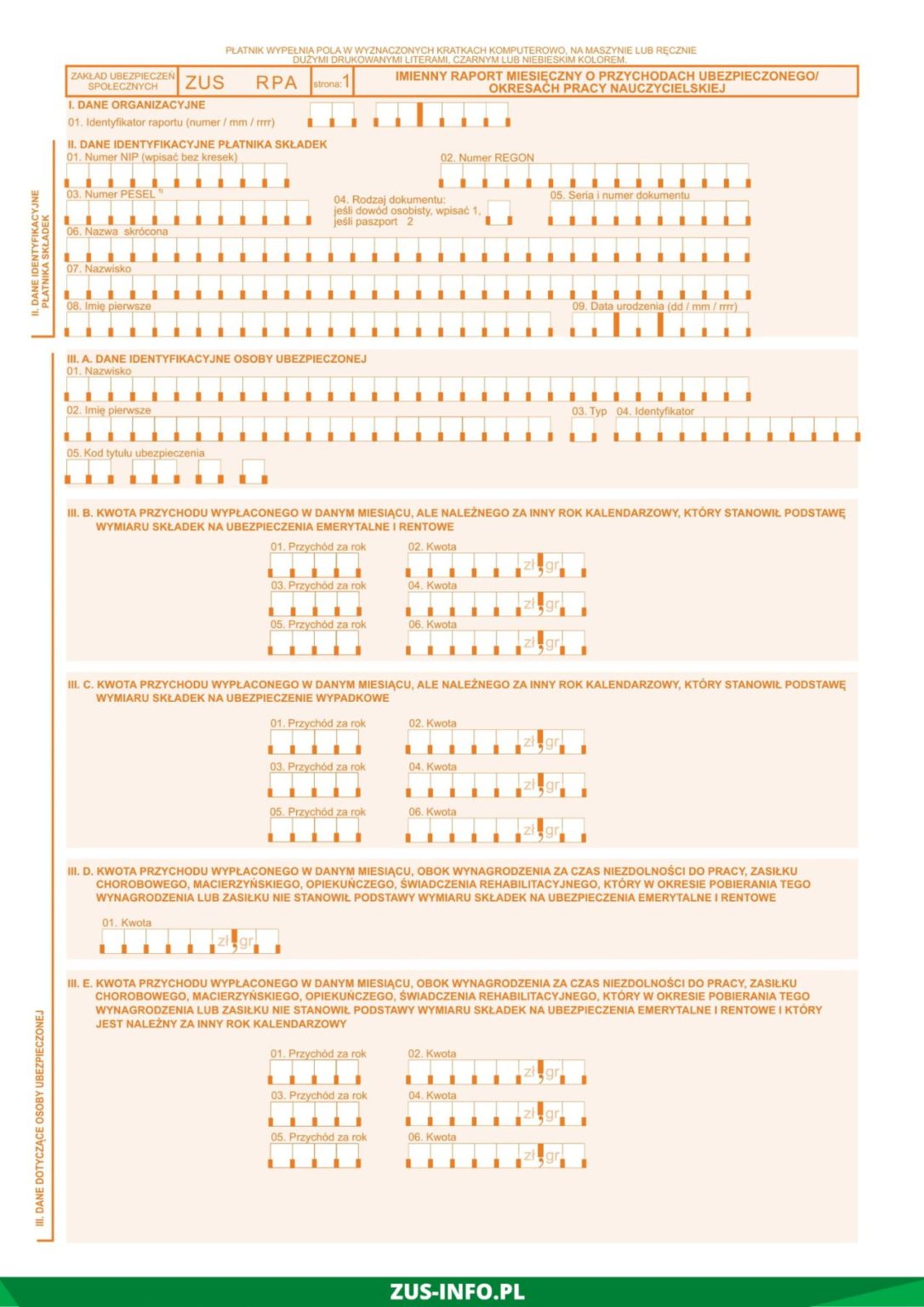 Formularz ZUS RPA 2022, do kiedy złożyć? Instrukcja ZUS RPA